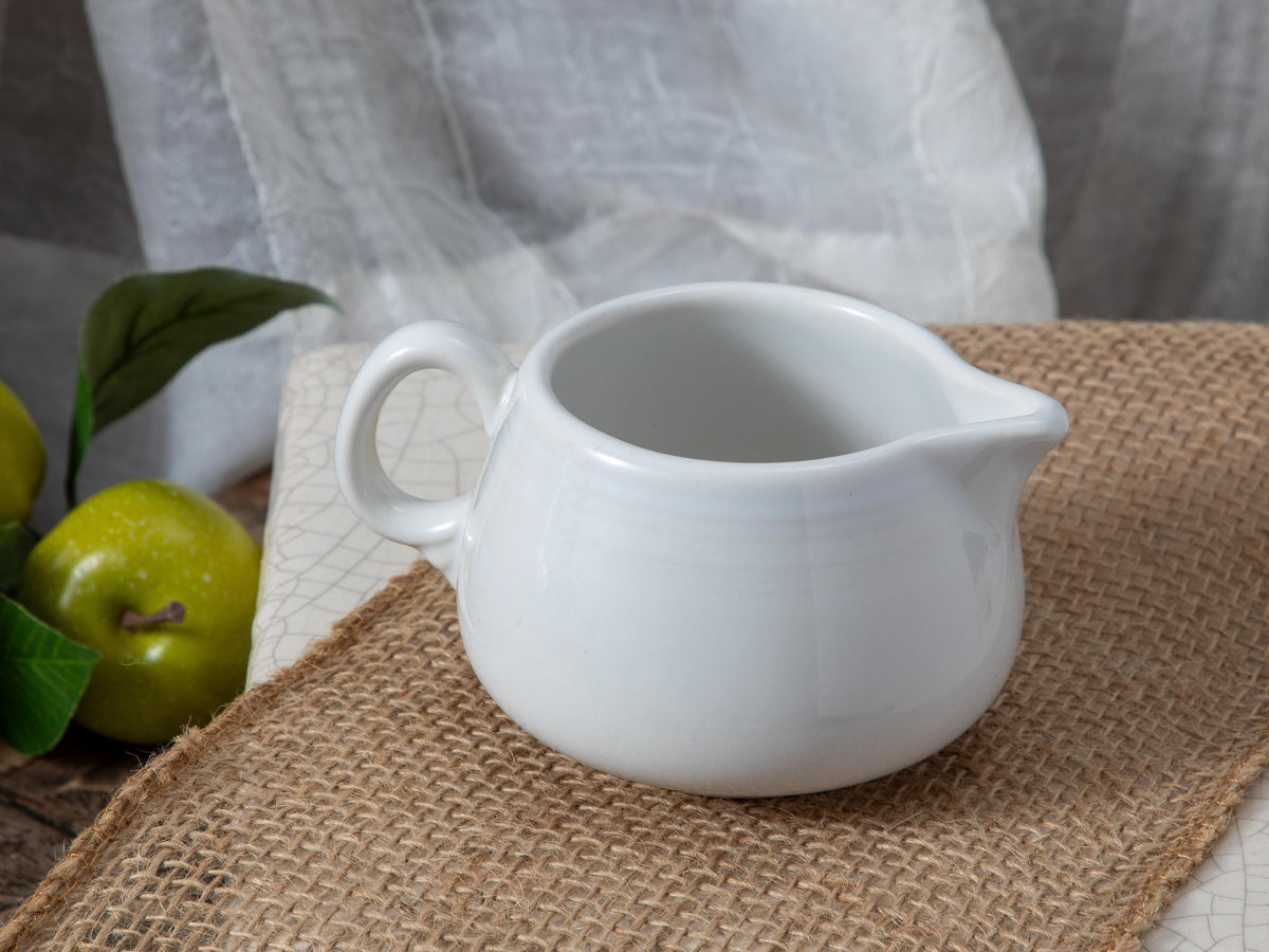 Fiesta Time- Homer Laughlin Fiestaware white creamer – Frog Hollow ...