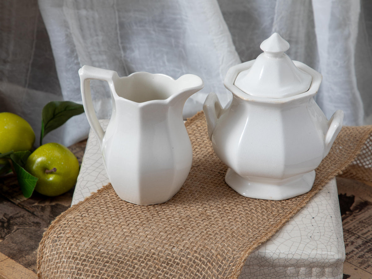 High Tea- Wm Adams & Son ironstone sugar and creamer set – Frog Hollow ...