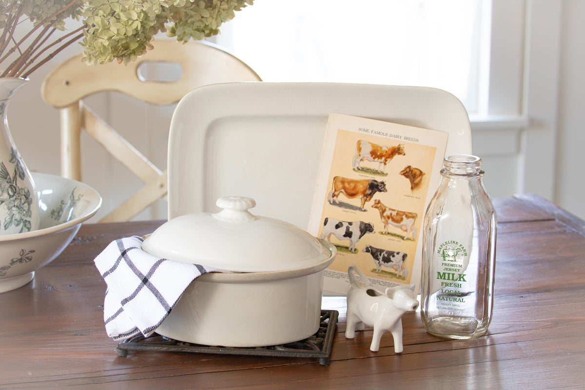 Farmhouse Dairy- collection of white farmhouse dishes – Frog Hollow ...